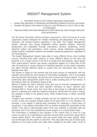 INSIGHT Management System | PDF