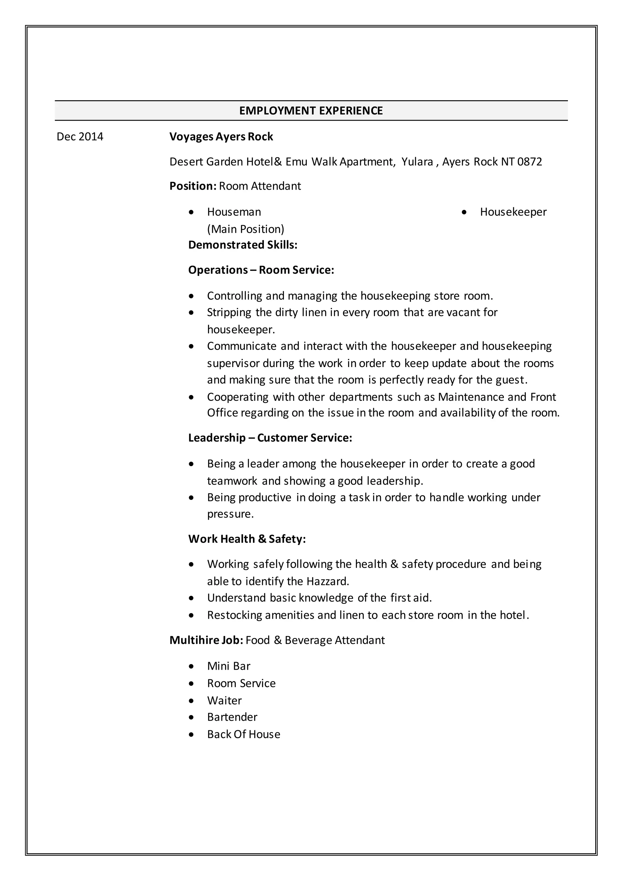 Harry Wijaya Resume | DOCX