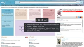 Proteomics resources at the EBI & ExPASy | PPTX