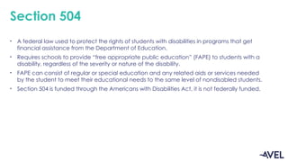 Training for school inclusion 504IEPEd.pptx