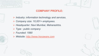 hexawarw technology internate and marketing solution | PPTX