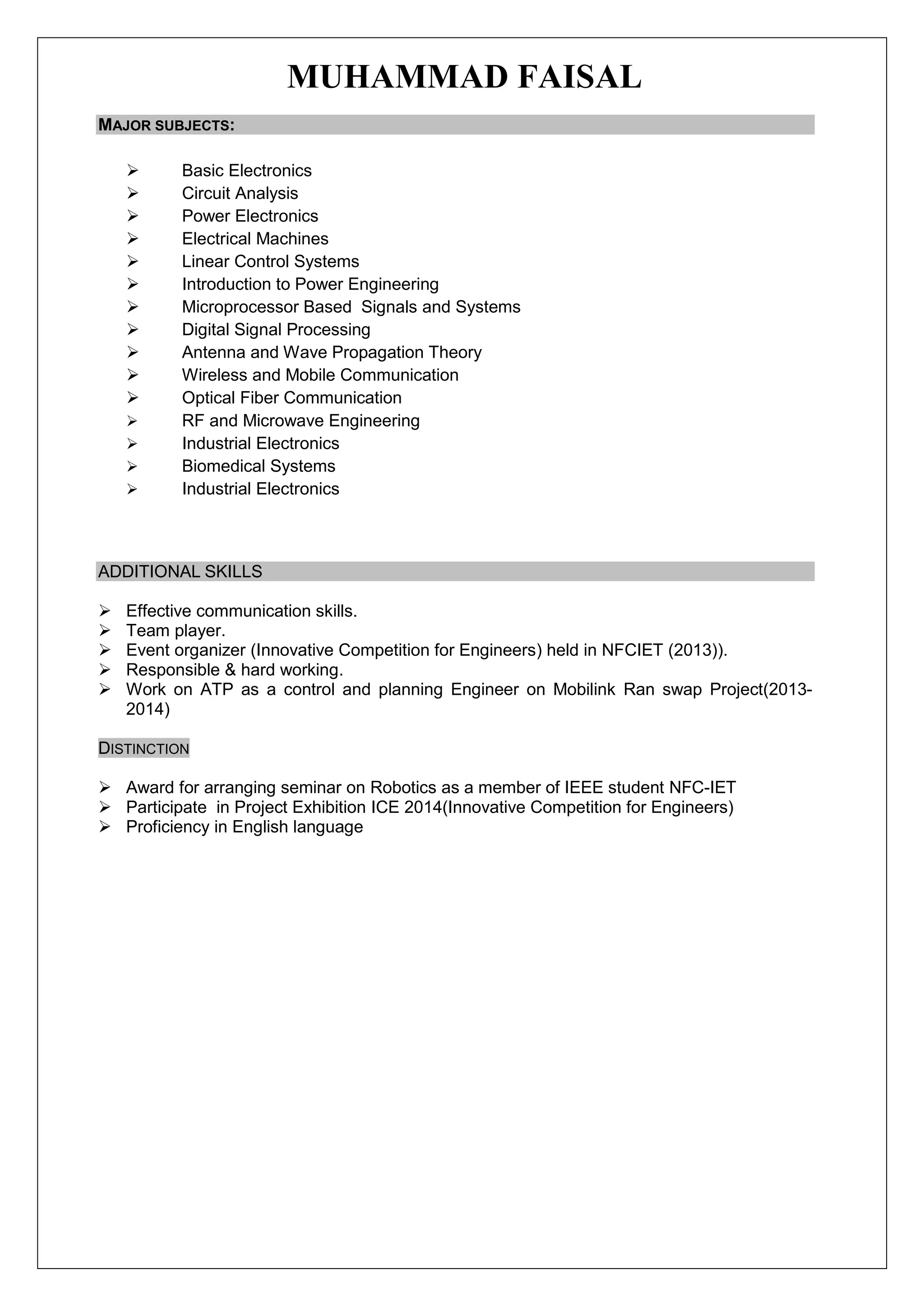 Muhammad Faisal | PDF