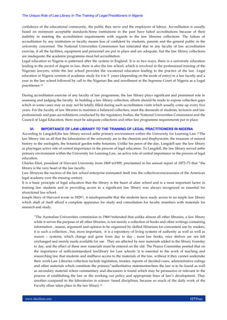 The Unique Role of Law Library in the Training of Legal Practitioners ...