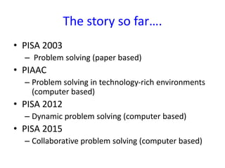 collaborative problem solving PISA | PPTX