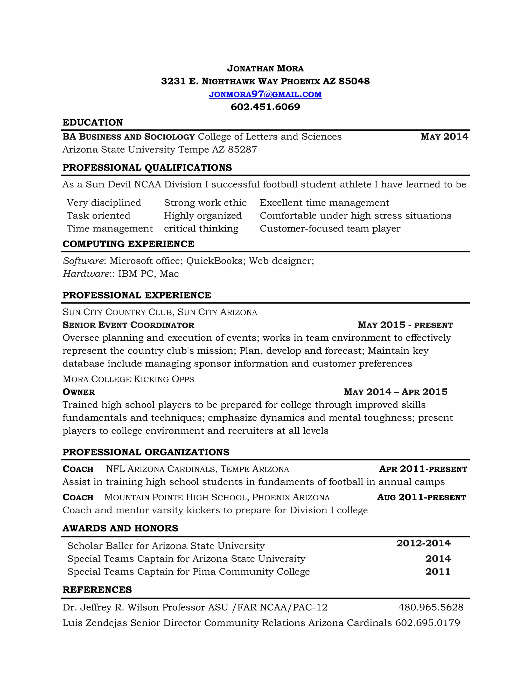 JONATHAN MORA Resume (1) | PDF