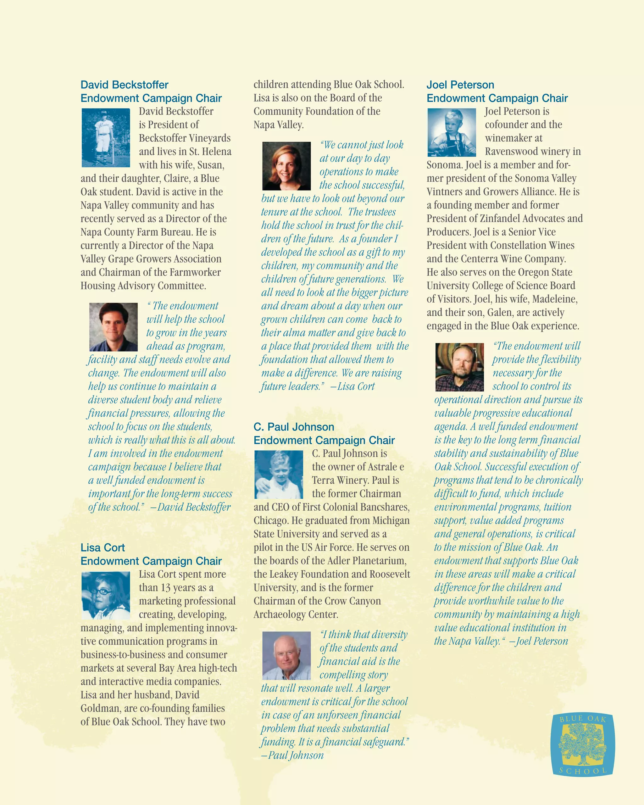 Blue Oak Endowment brochure | PDF