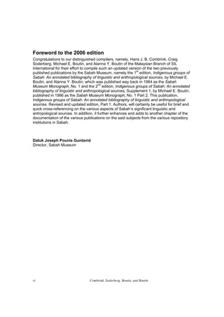 50498 combrink indigenous groups sabah 1 | PDF