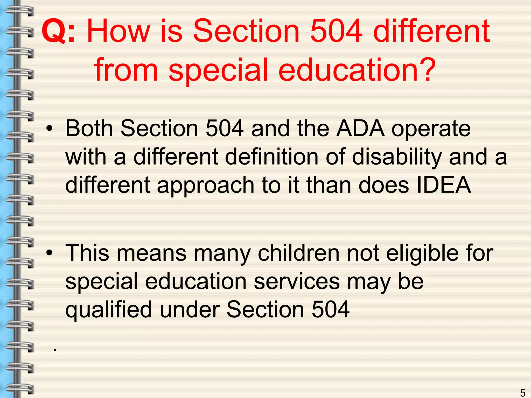 504 Basics Presentation | PPTX