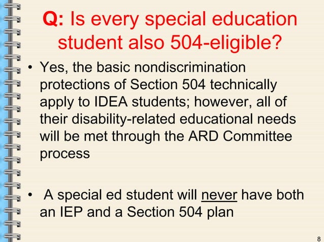 504 Basics Presentation | PPTX