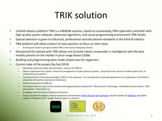 TRIK robotics | PPT