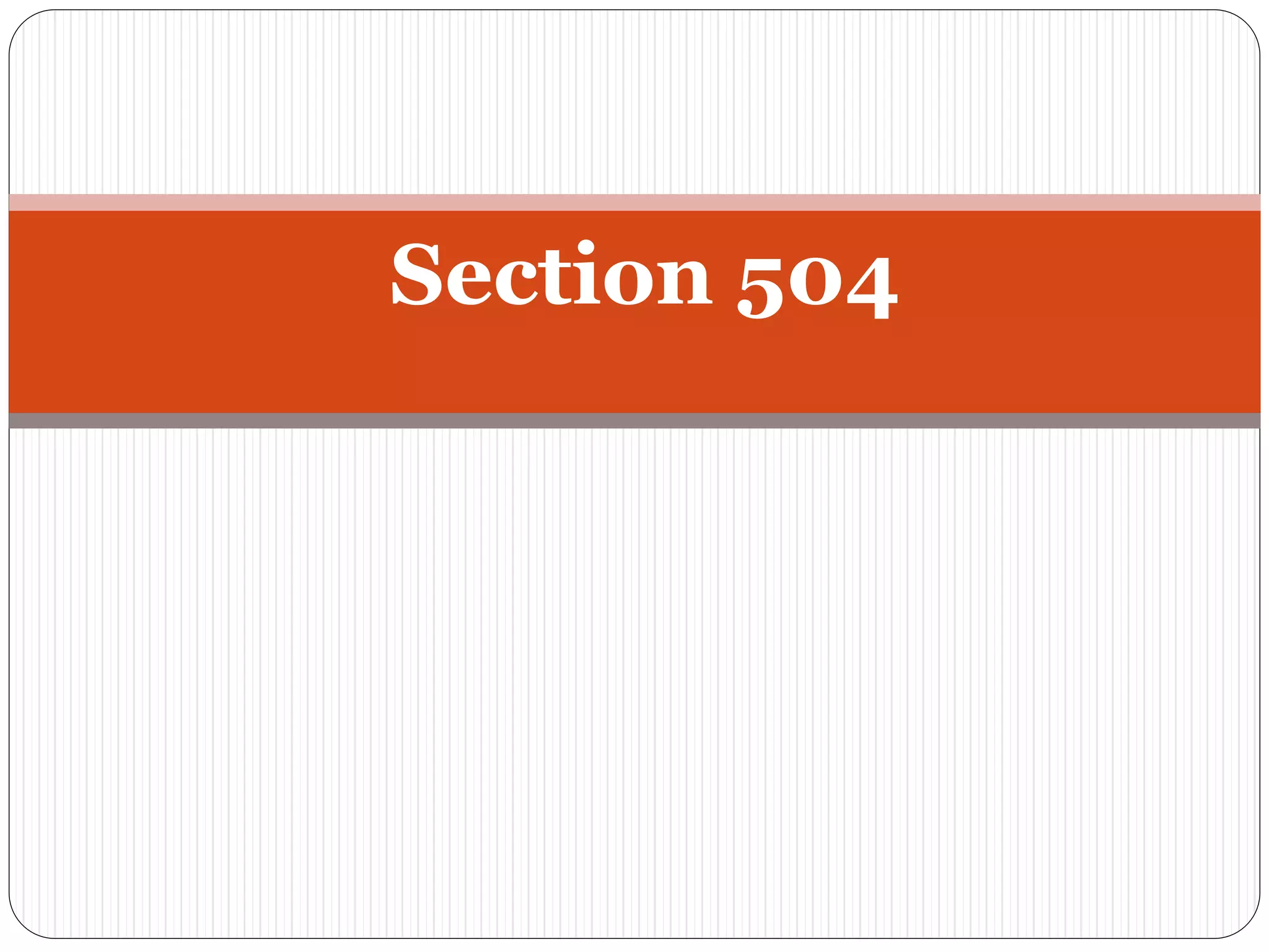 504 staff development powerpoint | PPTX