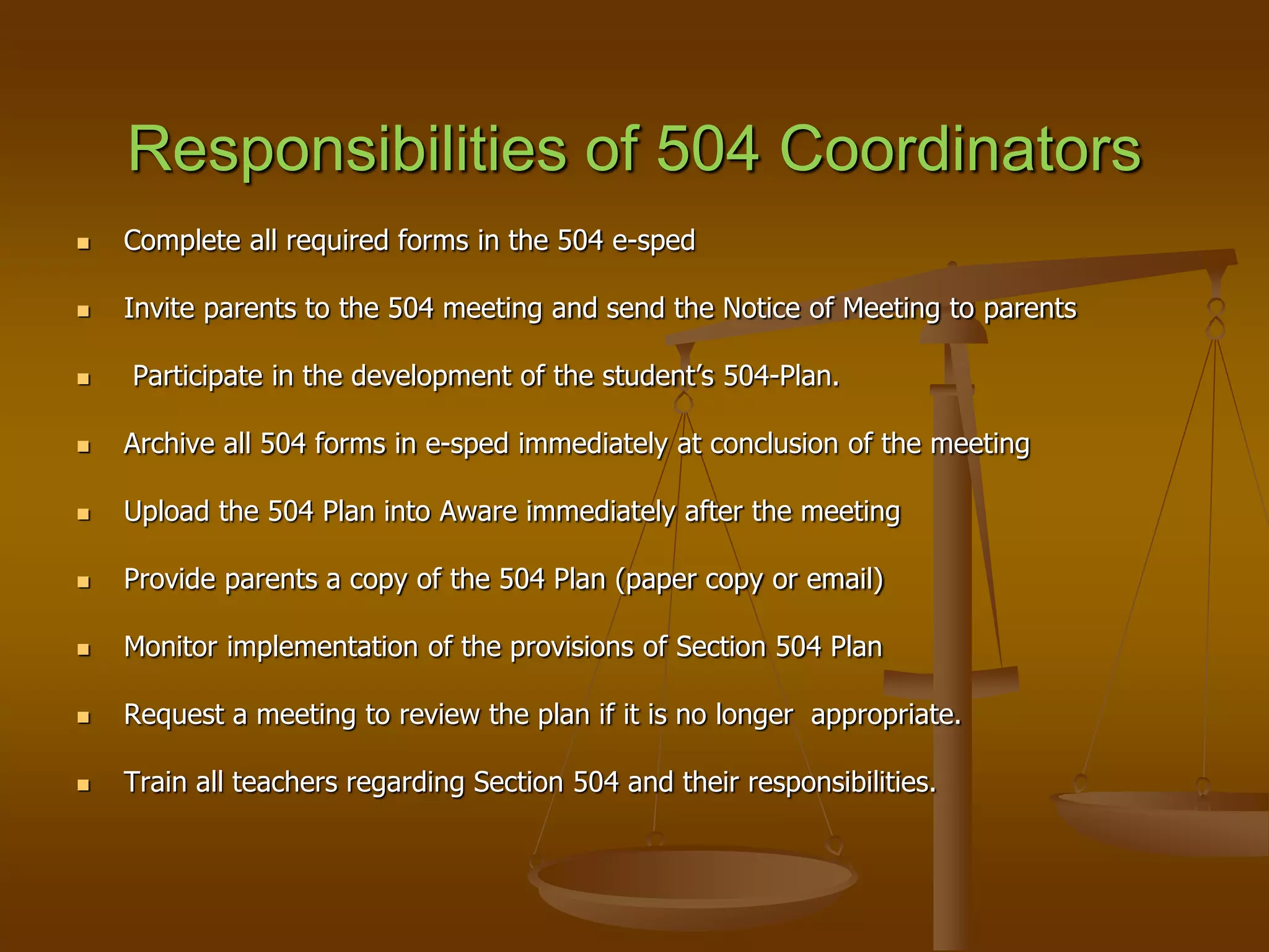 504 staff development powerpoint | PPTX