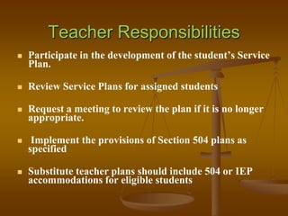 504 staff development powerpoint | PPTX