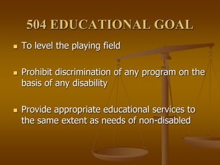 504 staff development powerpoint | PPTX