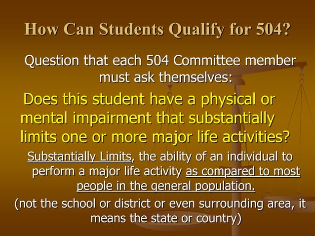504 staff development powerpoint | PPTX | Special Education | Education