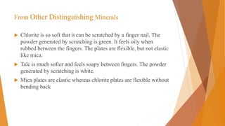 CHLORITE( a phyllosilicate clay mineral) | PPTX