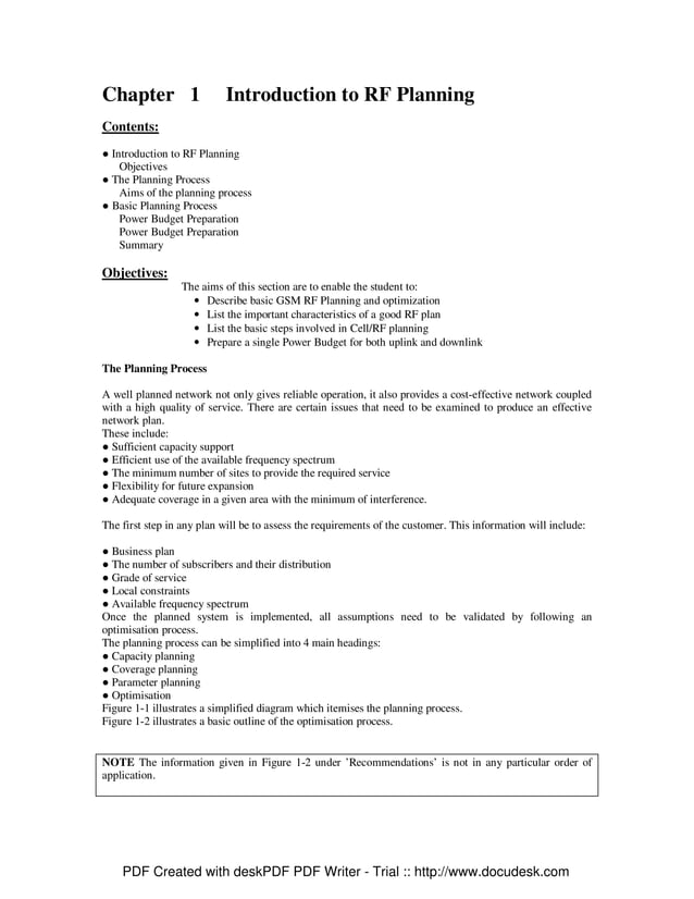 50509750 fundamentals-of-rf-planning | PDF