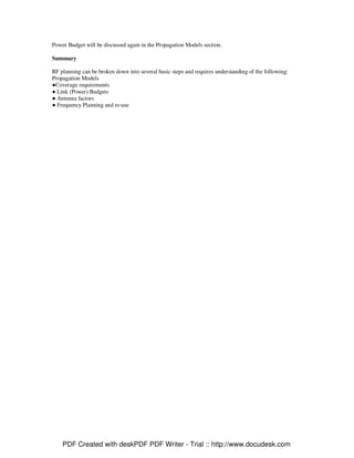50509750 fundamentals-of-rf-planning | PDF