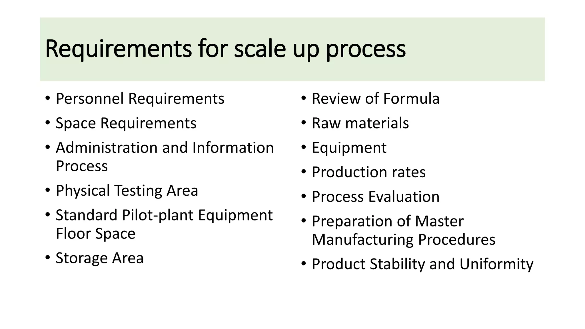 Scale up process or Bioreactor scale up or Upstream process | PPTX