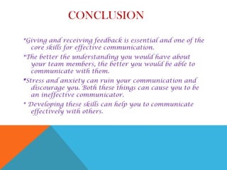 Communication skills lswr(learning speaking writing reading) | PPTX
