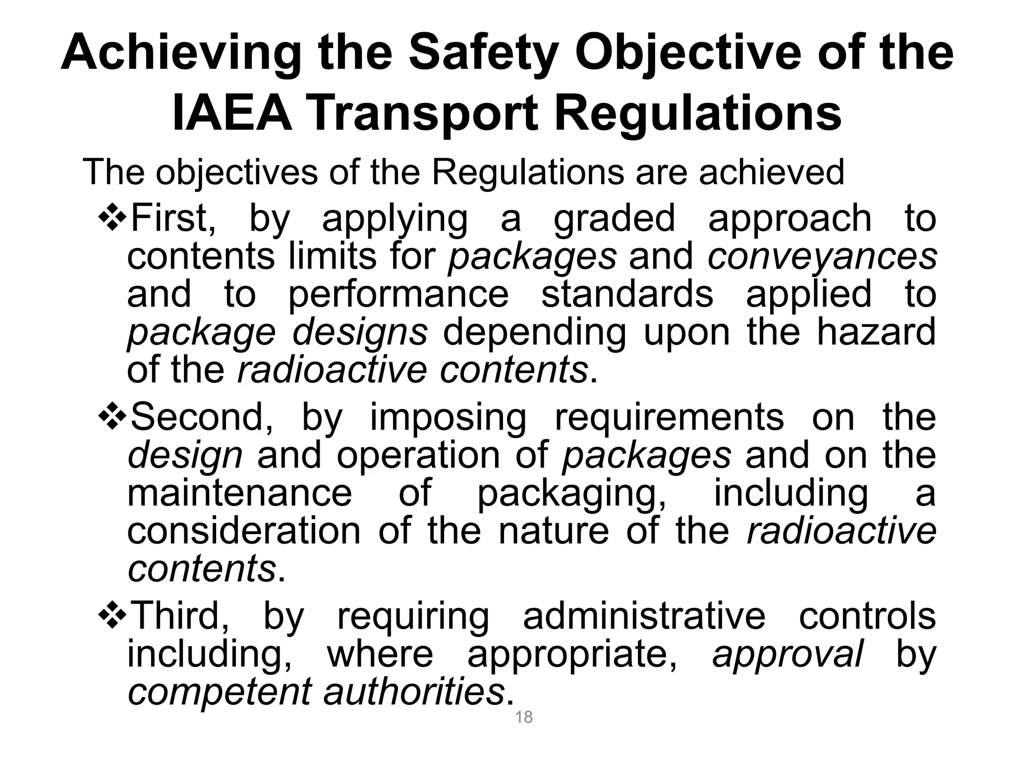 TRANSPORT SAFETY AND REGULATORY REQUIREMENTS FOR LICENCING LAND | PPTX