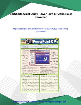BarCharts QuickStudy PowerPoint XP John Hales | PDF
