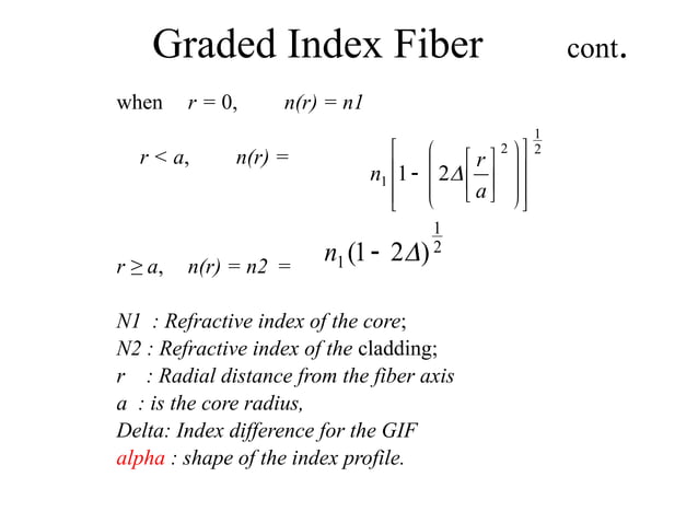 505689474-Optical-Fiber-Modes-and-Configurations.pptx | Physics | Science