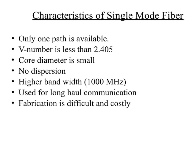 505689474-Optical-Fiber-Modes-and-Configurations.pptx | Physics | Science
