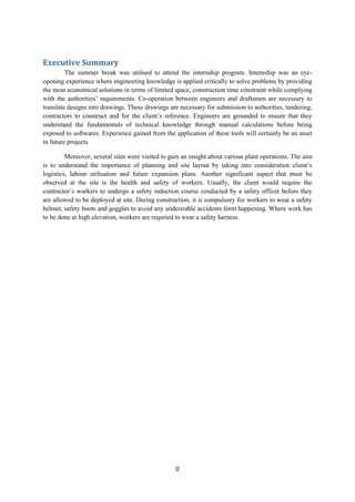 Intern report | PDF | Civil Engineering Industry | Industries