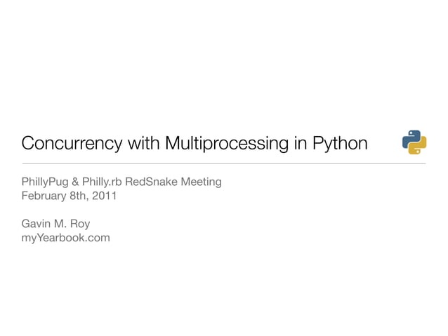 Concurrency in Python | PDF