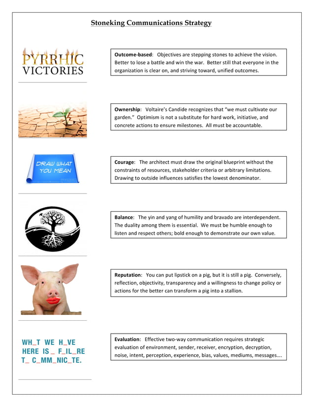 Stoneking Communication Strategy August 2015 | PDF