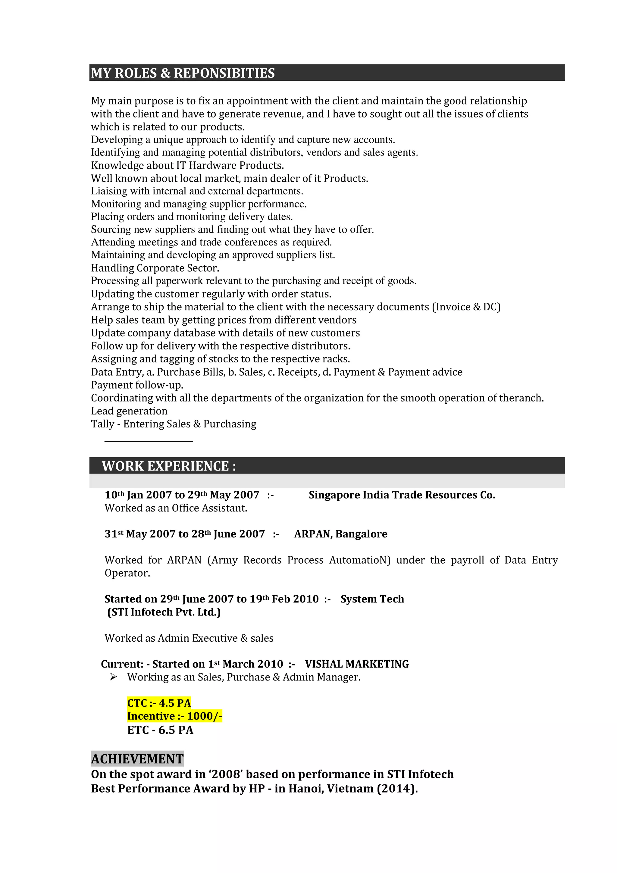 Shruti Gupta - CV | PDF