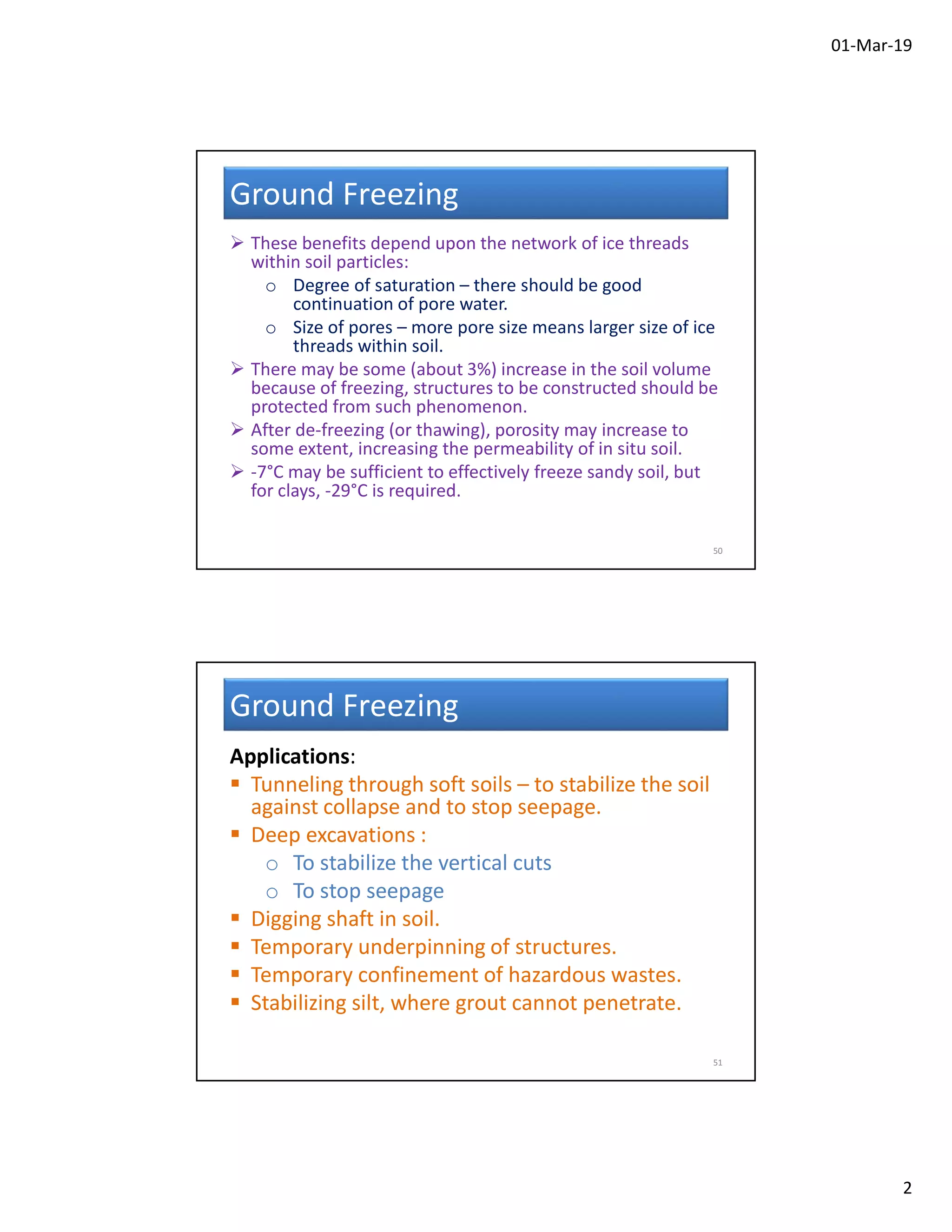 ground freezing | PDF