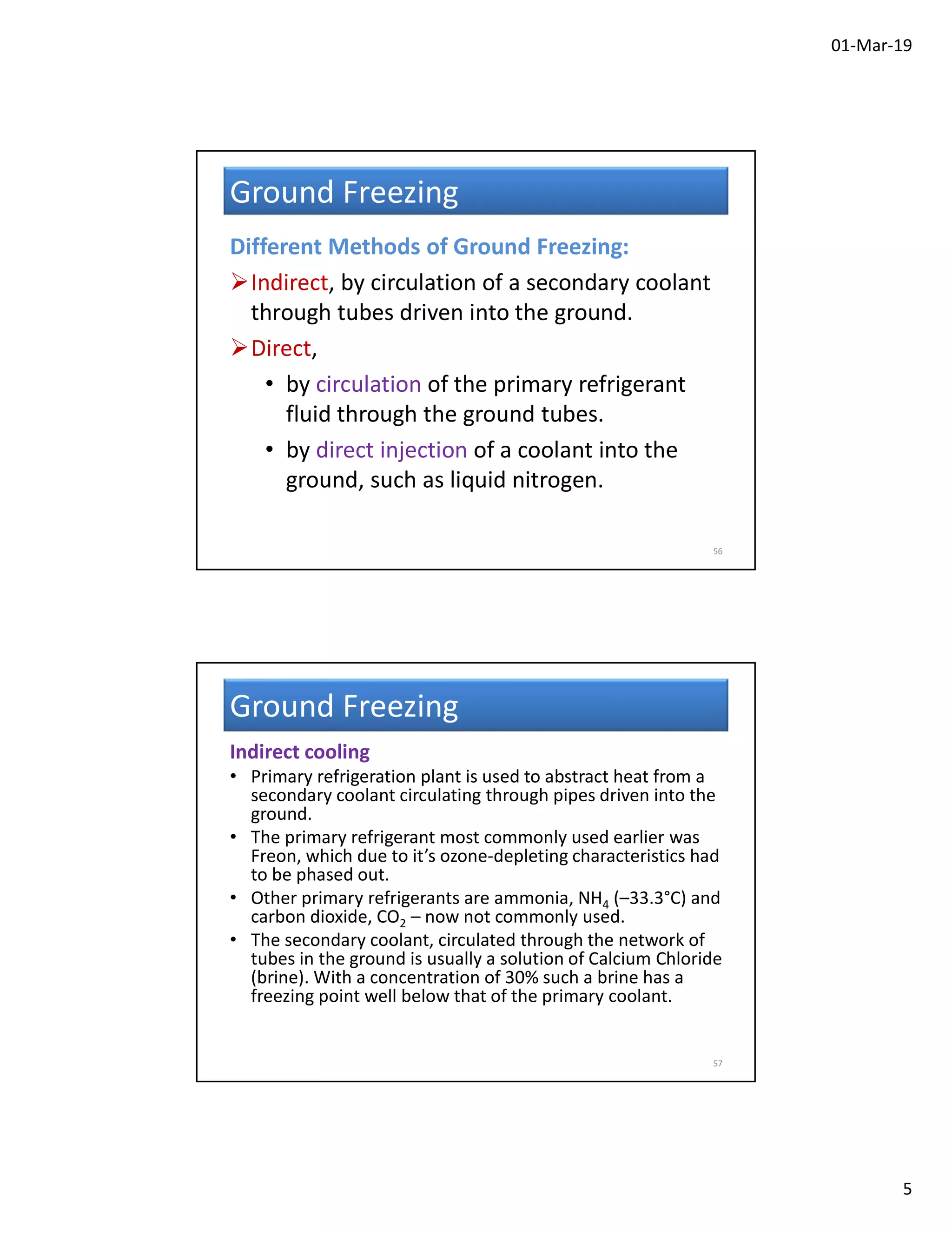 ground freezing | PDF
