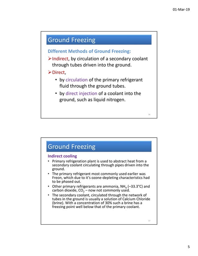 ground freezing | PDF | Geology | Science