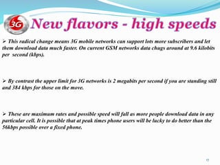 3G technology | PPTX