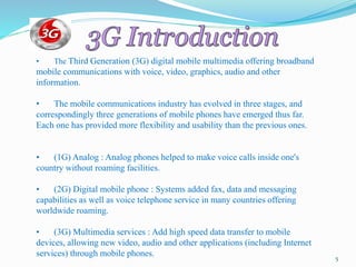 3G technology | PPTX