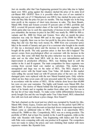 50605951 maruti-800-case-study | DOCX