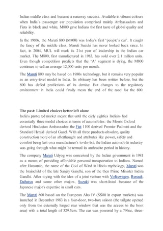 50605951 maruti-800-case-study | DOCX