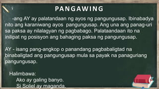 Mga pananda | PPTX
