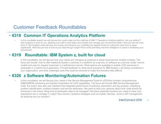 5063 - IT Operations Analytics Bridging Business and IT | PPT