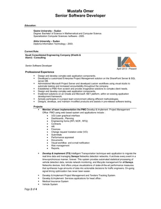 Mustafa_Omer_CV | PDF