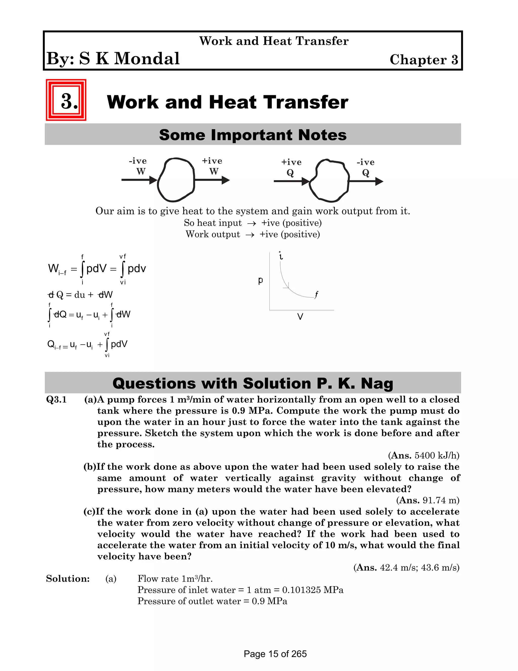 p-k-nag-solution thermodynamics by sk mondal | PDF