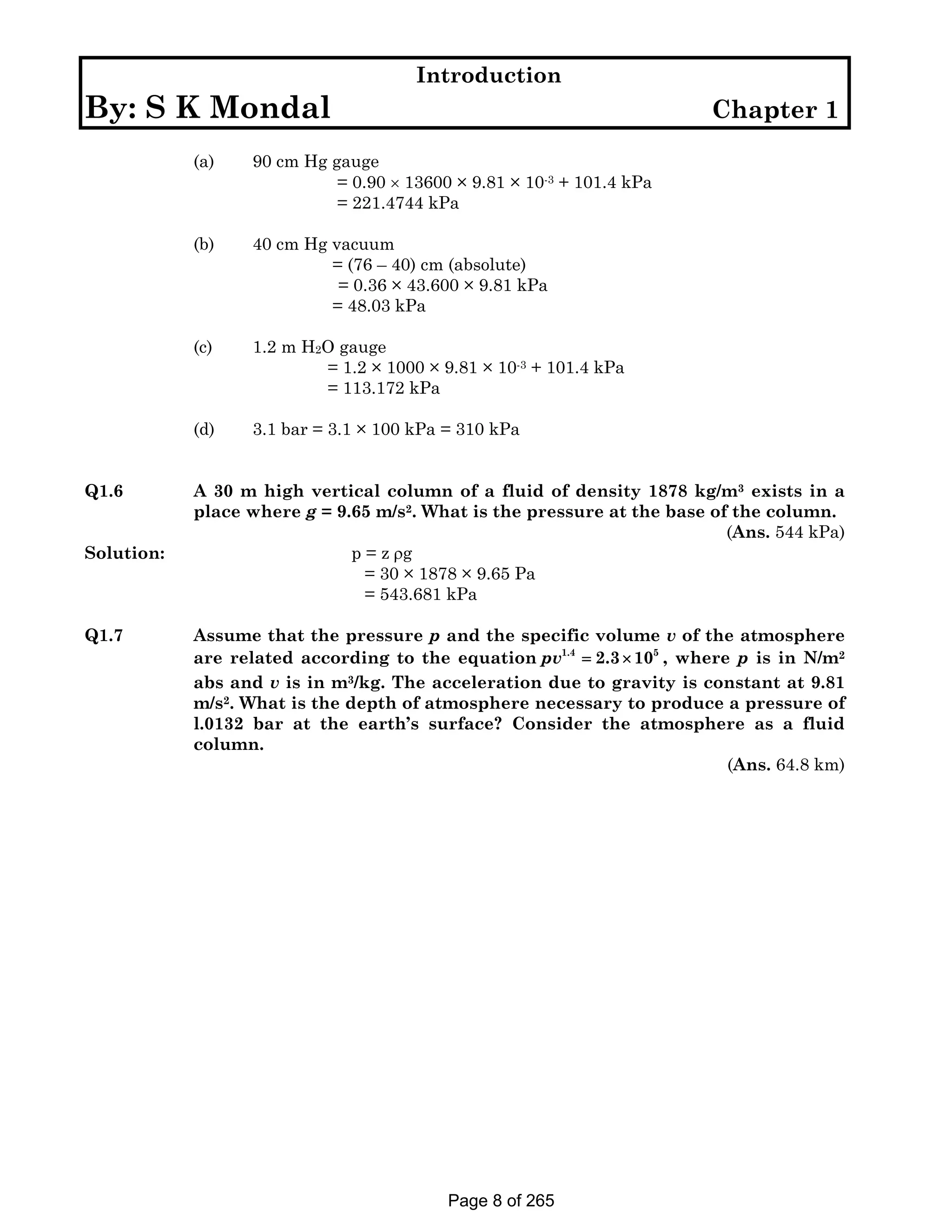 p-k-nag-solution thermodynamics by sk mondal | PDF