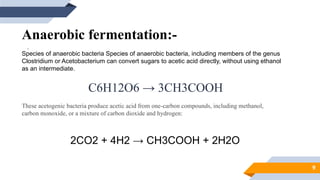 Industrial production and recovery of acetic acid | PPTX