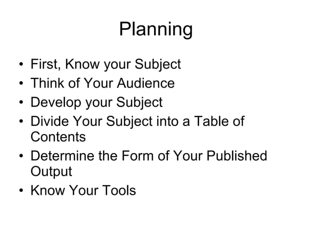 Developing Good Documentation | PPT