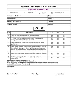 50727481 checklist-for-site-works | PDF