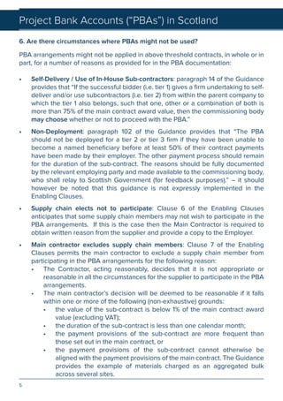 Project Bank Accounts in Scotland - 15 Key Questions | PDF