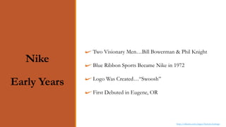 Nike Corporation Group Final presentation | PPT