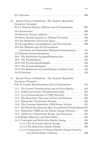 Analytic Hyperbolic Geometry And Albert Einsteins Special Theory Of ...